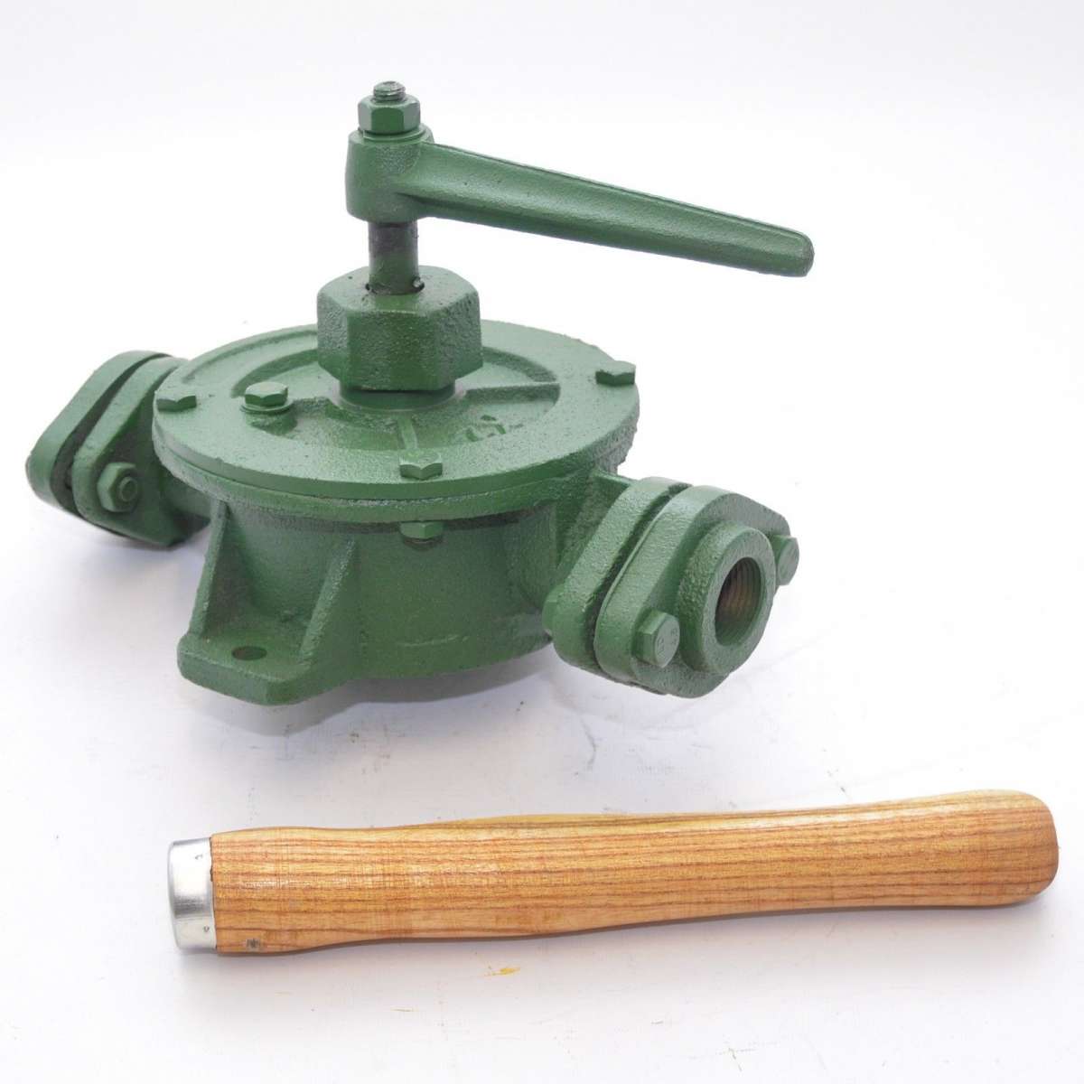 K3 Flügelpumpe Handpumpe f. Wasser ÖL Diesel Mineralöl Anschluß 1 1/4 ...